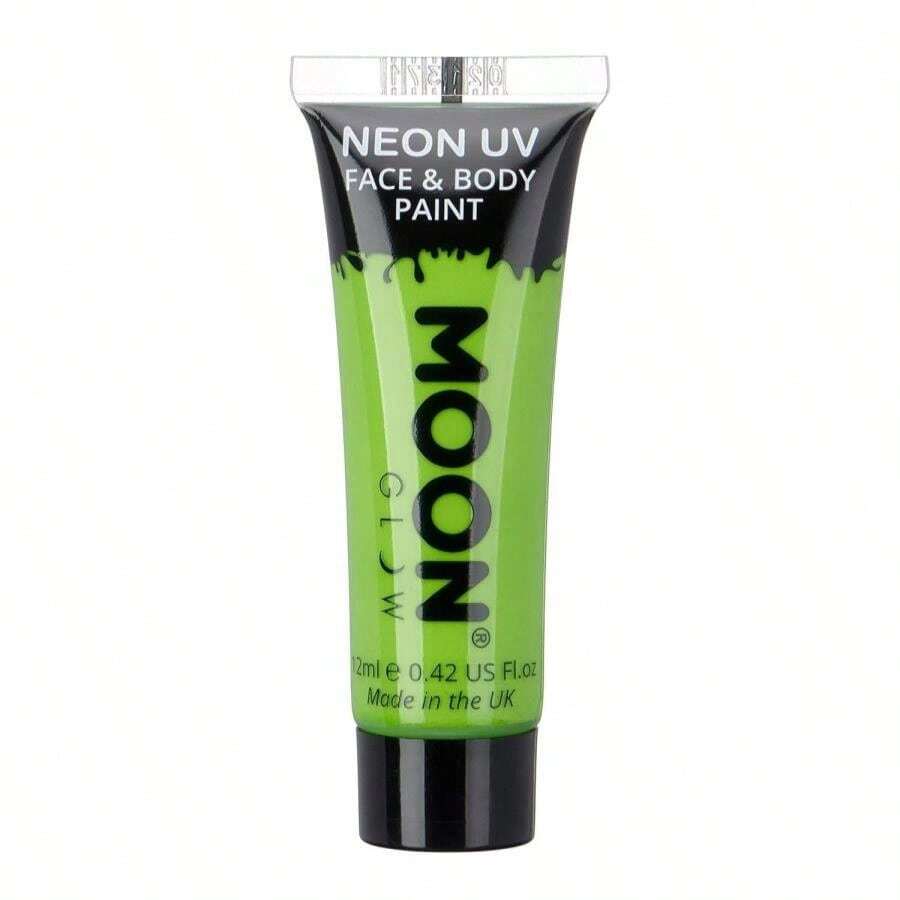 Moon Glow - 0.42oz Blacklight Neon UV Face & Body Paint - Intense Green ...