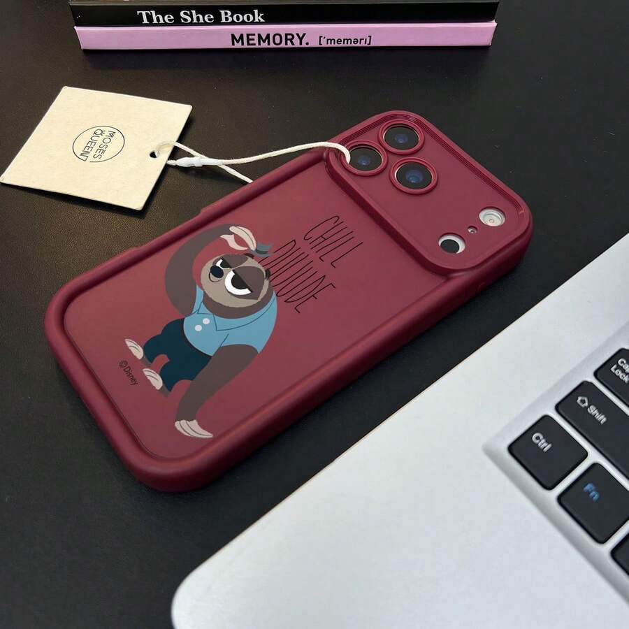 Miniso Disney Zootopia Flash Phone Case, "Chill Dude" Slogan With Sloth ...