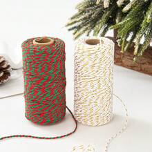 1PC 100m Christmas Twisted Twine String - Assorted Festive Colors (Red ...