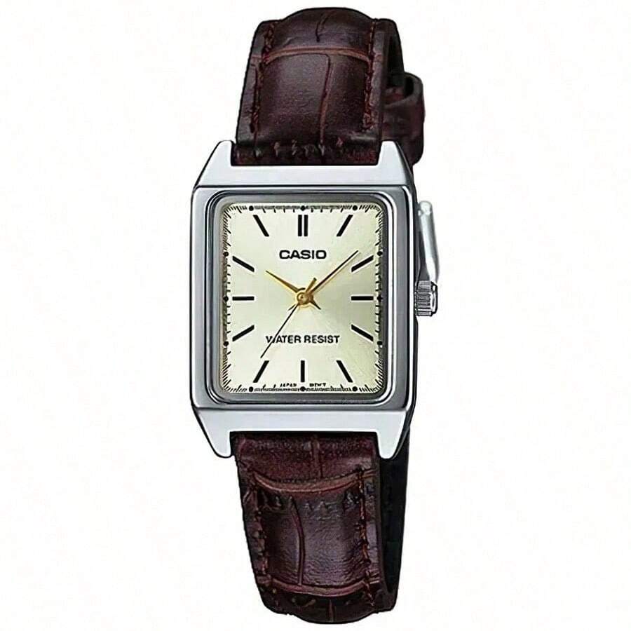 CASIO Casio STANDARD Series Roman Characters Quartz Movement Leather ...