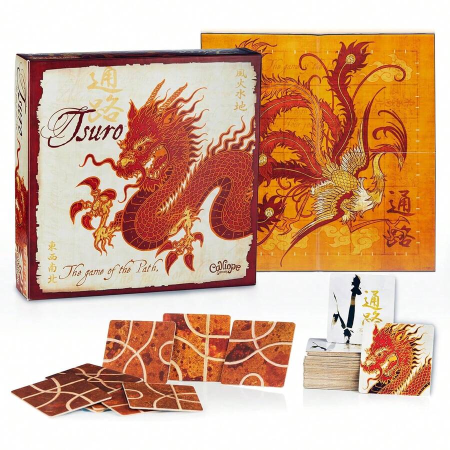 Tsuro - Game Of - A Family Strategy Board Game Adults And 2-8 Players ...
