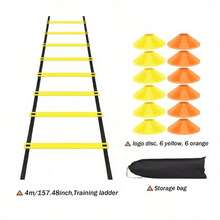 1 Set PE Agility Ladder For Speed Training, Multi-Size Horizontal Speed ...