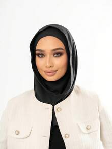 1pc Women's 2 In 1 Instant Hijab Scarf, Soft & Breathable Fabric, Hijab ...