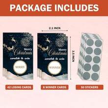 DrBaner Christmas Scratch Off Cards, Christmas Games For Family Office ...