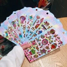 1pc 3D Crystal Sticker, Bubble Film Diamond Jewel Sticker, Gem Diamond ...
