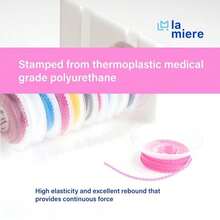 LA MIERE 1 Roll Orthodontic Rubber Chains, Braces Power Chains ...