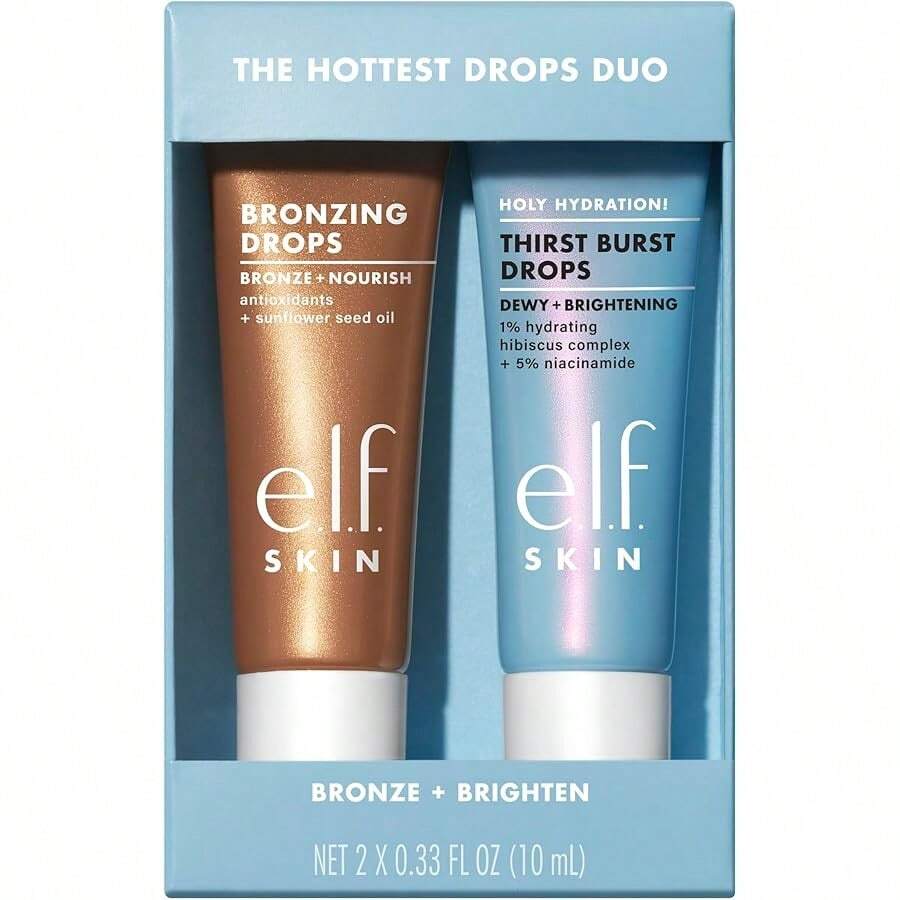 e.l.f. E.L.F. SKIN The Hottest Drops Duo, Holy Hydration! Thirst Burst ...