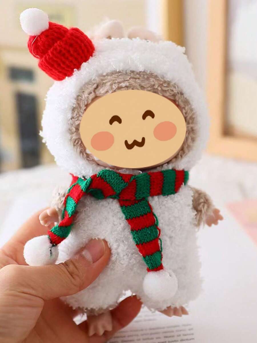 17cm Puppenkleidung, geeignet für Labubu Puppe, Winter Hirsch ...