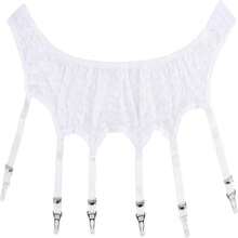 PERAMBRY Women'S Lace Sexy Garter Belt Stockings Garter Belt Mesh ...