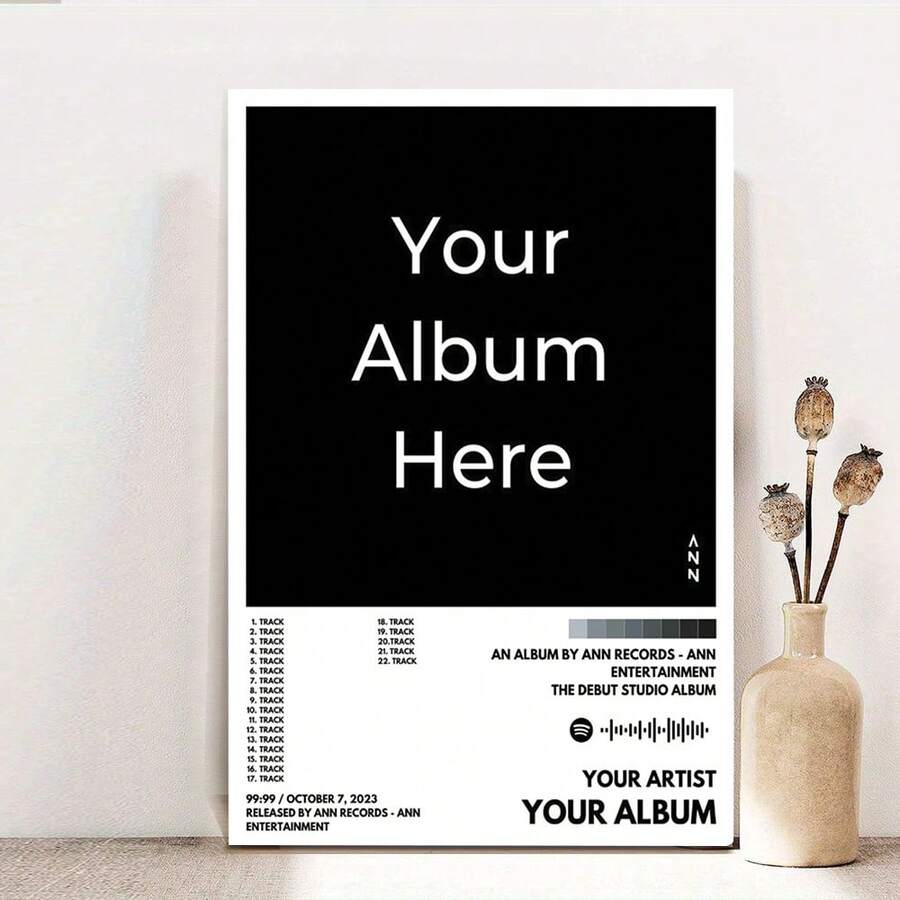 Framed Custom Album Poster / Album Cover Poster / Wall Decor / Poster ...