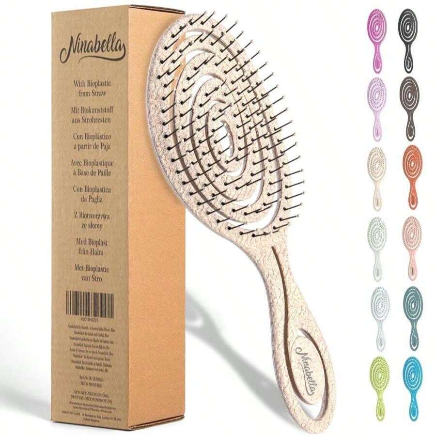 Ninabella Detangle Hair Brush For Women & Men - Does Not Pull ...