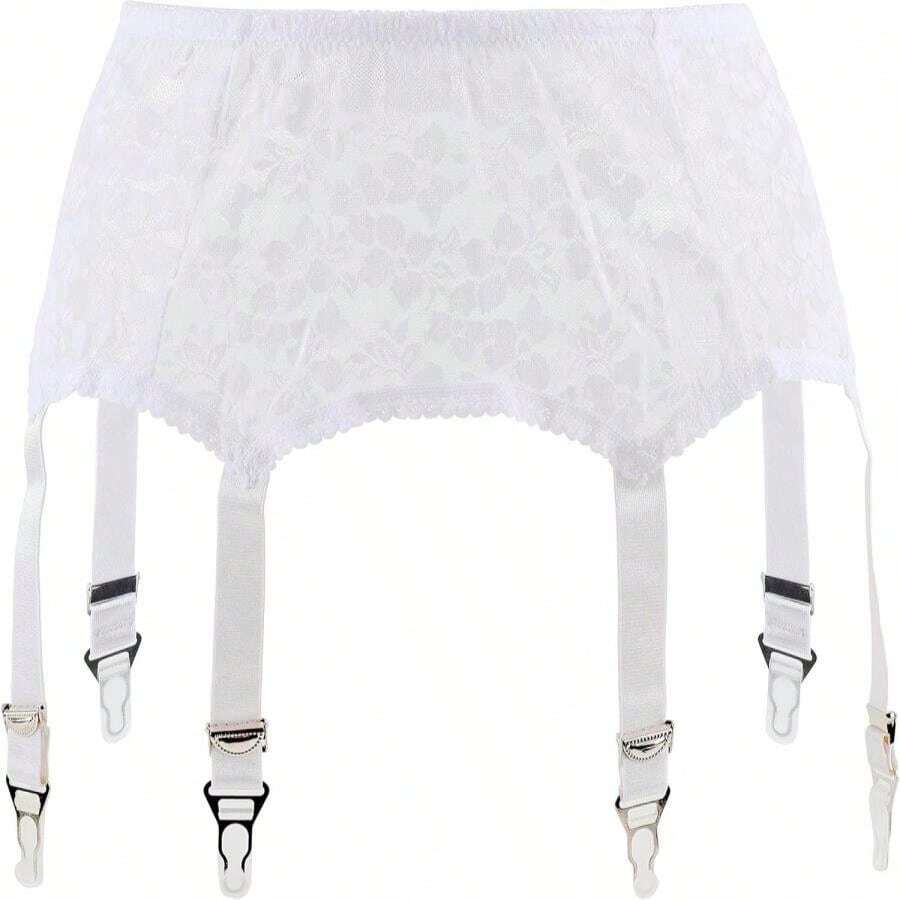 PERAMBRY Women'S Lace Sexy Garter Belt Stockings Garter Belt Mesh ...