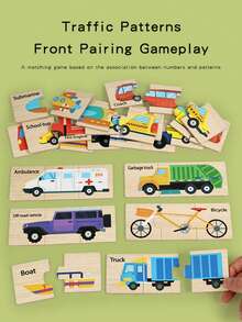 Iron Box Large Transportation Animal Matching Puzzle, Logical Thinking ...