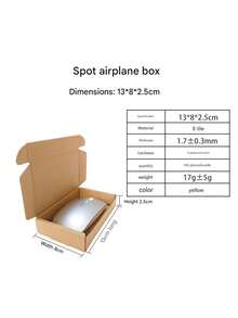 12pcs White Window Paper Boxes, Transparent Window Courier Packaging ...