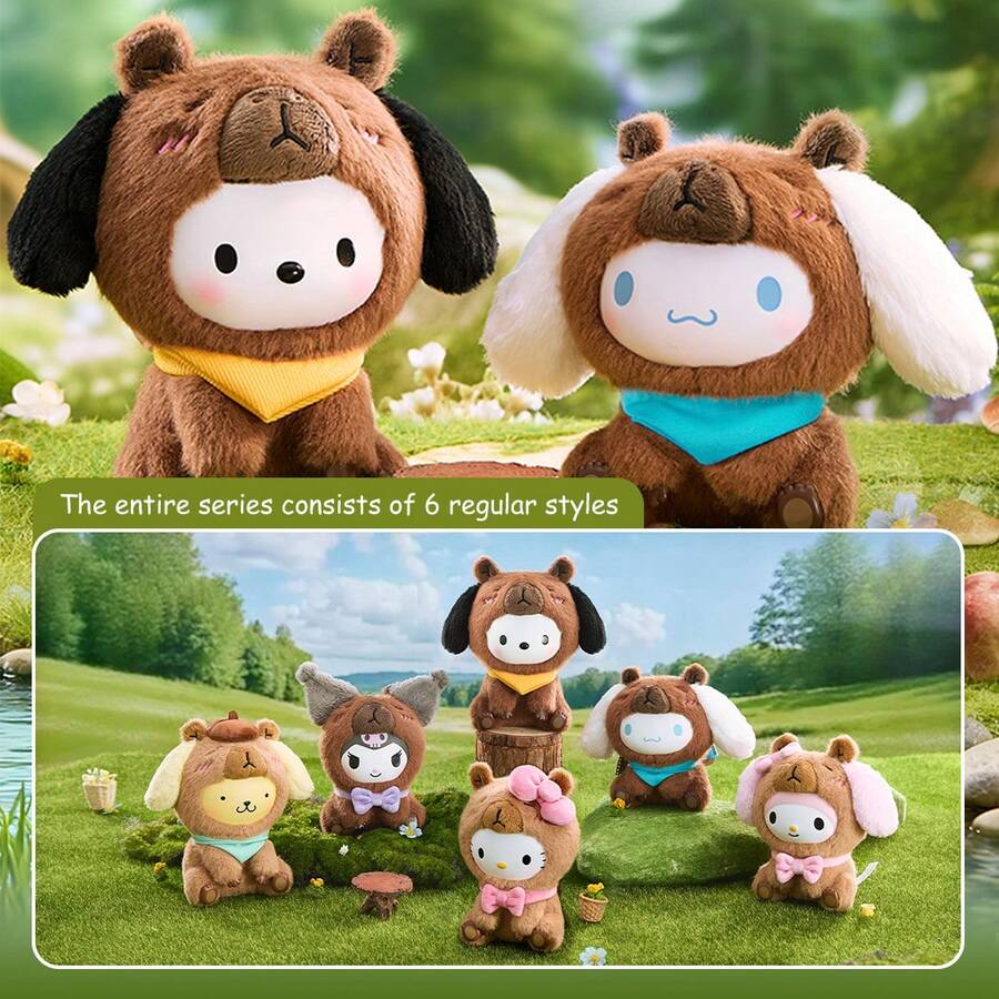 Miniso Sanrio Capybara in entspannter Stimmung Blindbox, süße Vinyl ...
