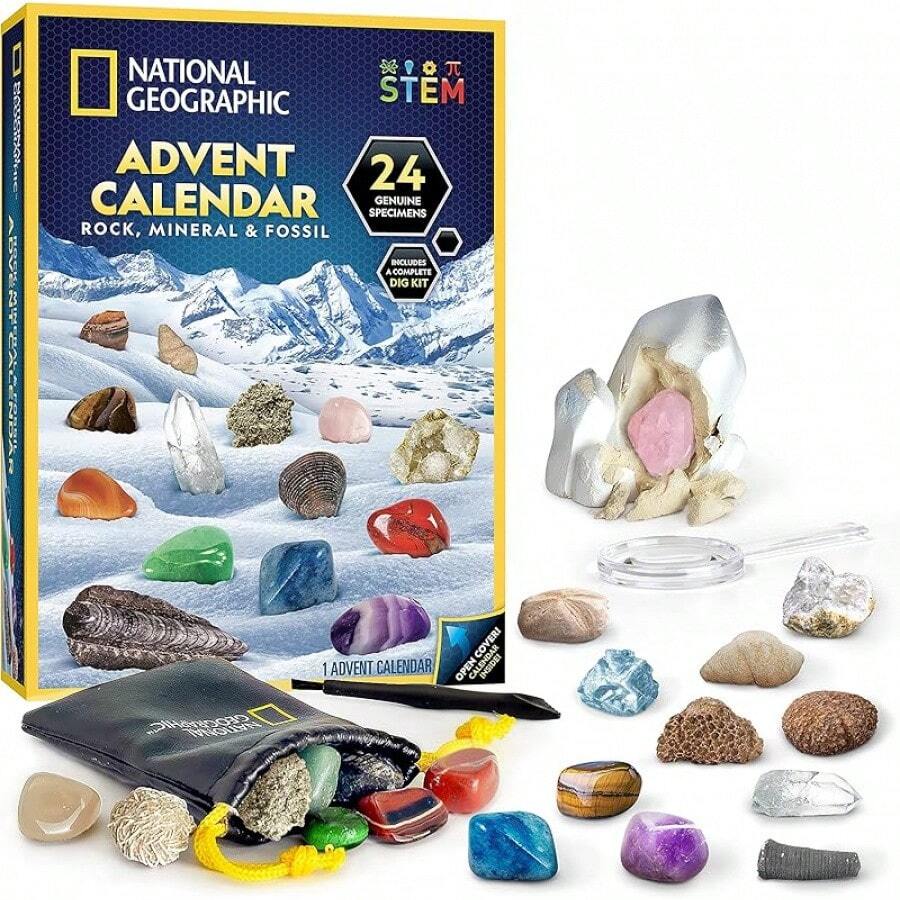 Rock Advent Calendar 2025 - Advent Calendar With 24 Gemstones, Minerals ...