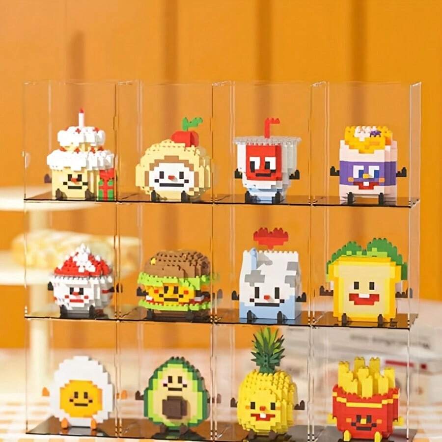 Juegos de construcción de bloques mini micro de marcas de comida para ...