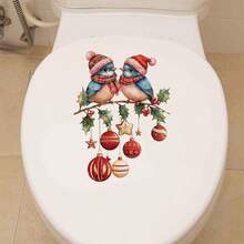 1 pezzo Adesivo natalizio per finestra con cappello di Babbo Natale ...