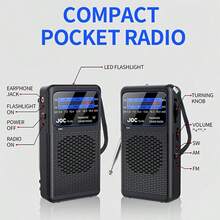 SENBOWE 3 Band Pocket Radio, Portable AM FM SW Battery Operated Radio ...