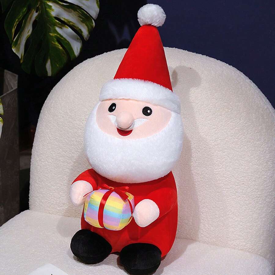Christmas Santa Claus Stuffed Animals Creative Santa Plush For Desktop ...