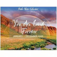 2026 Wall Calendar - 2026 Bible Verse Calendar, Jan. 2026 - Dec. 2026 ...