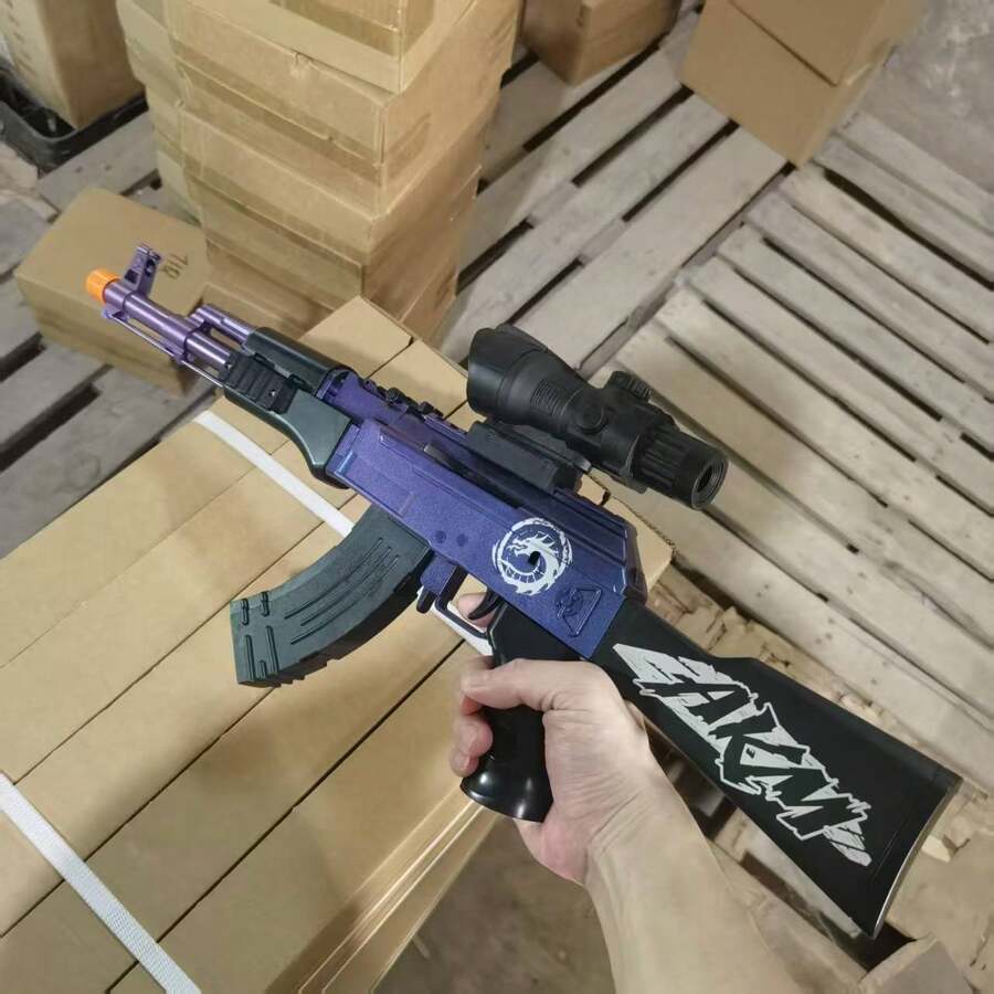 62cm Foam Dart Blaster Toy Gun, Realistic Appearance, Upgraded ...