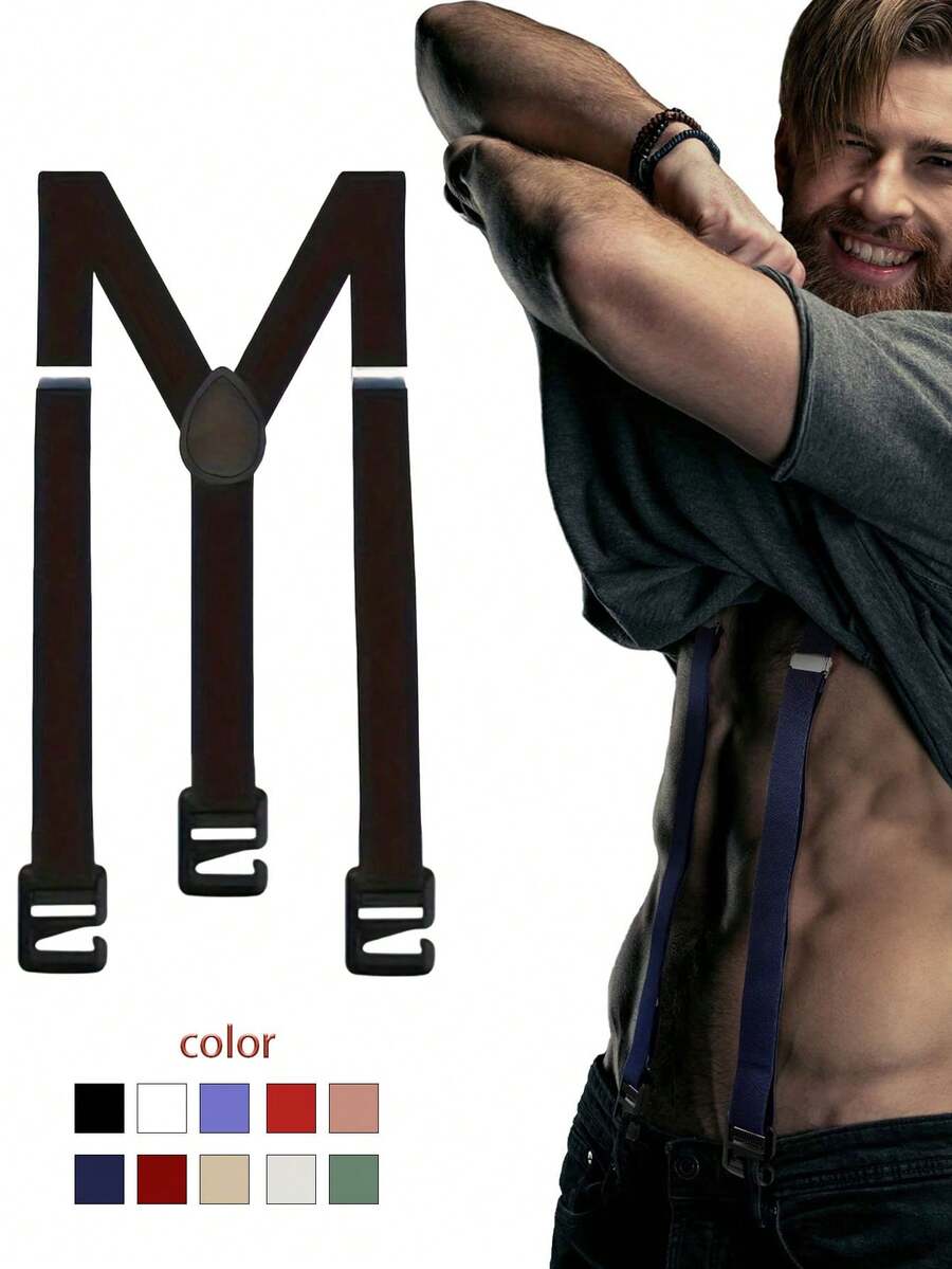 1pc Hidden Suspenders For Men Heavy Duty Under Clothes Hiking ...