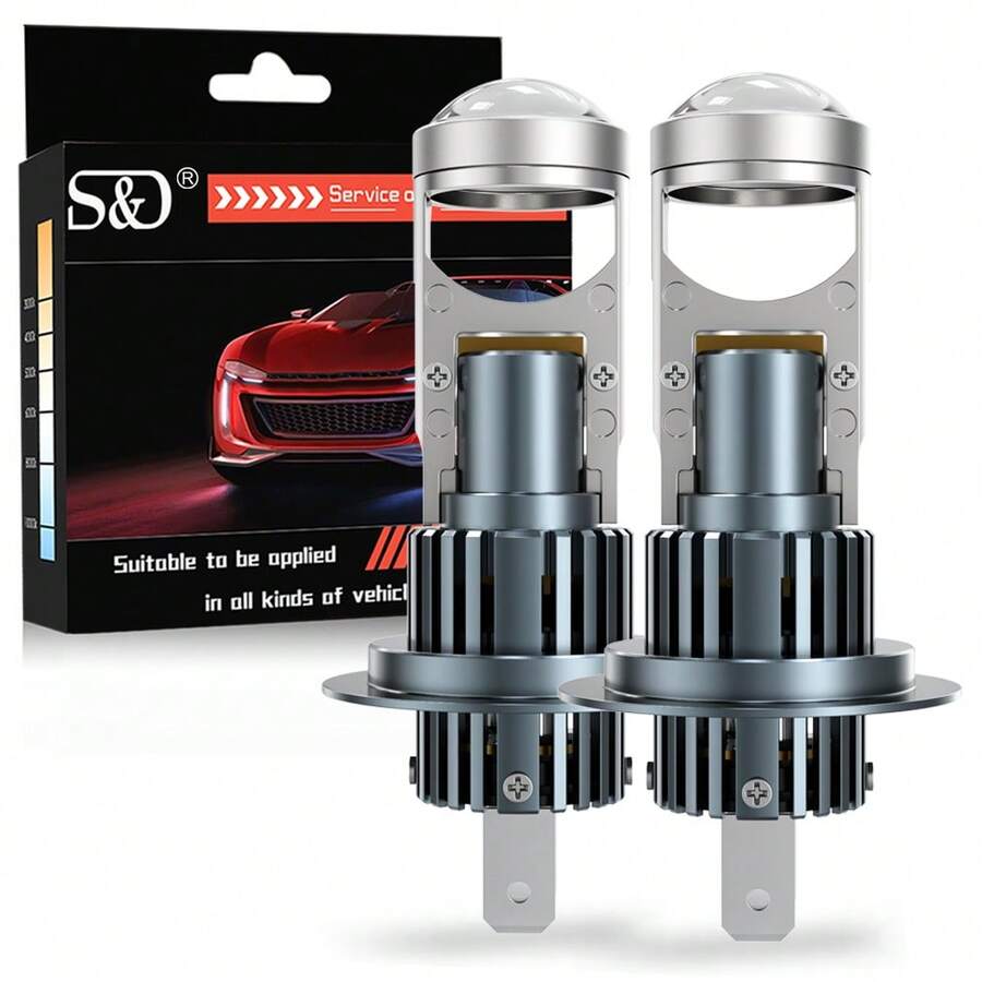 Lampadine per fari auto S&D H7 Canbus, 80W 25000LM 6000K CSP per fari auto, lampada a diodi LED ...