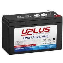 UPLUS 12V 7Ah Security Alarm Battery, SLA Rechargeable Battery For Home ...