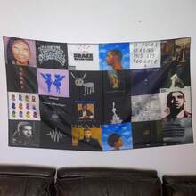 Drake Music Album 3x5Ft Cover Of Drake Rapper Tapestry Double Printing ...