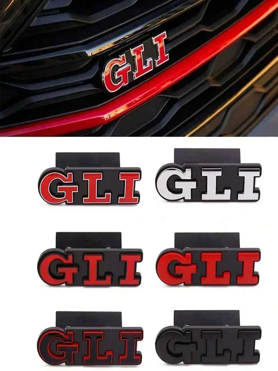3D Metall Auto Buchstaben GLI Logo Heckklappe Frontgrill Abzeichen ...