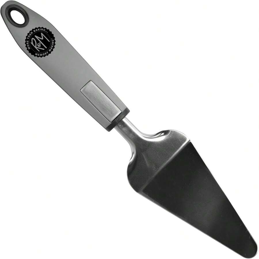 R&M Soft-Grip Stainless Steel Cake Server For Serving Cake, Pie, Pizza ...