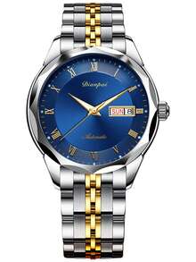 Dianpai Luxus Herren Automatik Mechanische Uhr, Edelstahlarmband ...