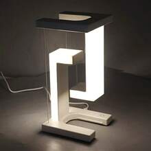HUJIAO Asixxsix Magnetic Levitation Desk Lamp, 3 Levels Of Stepless ...