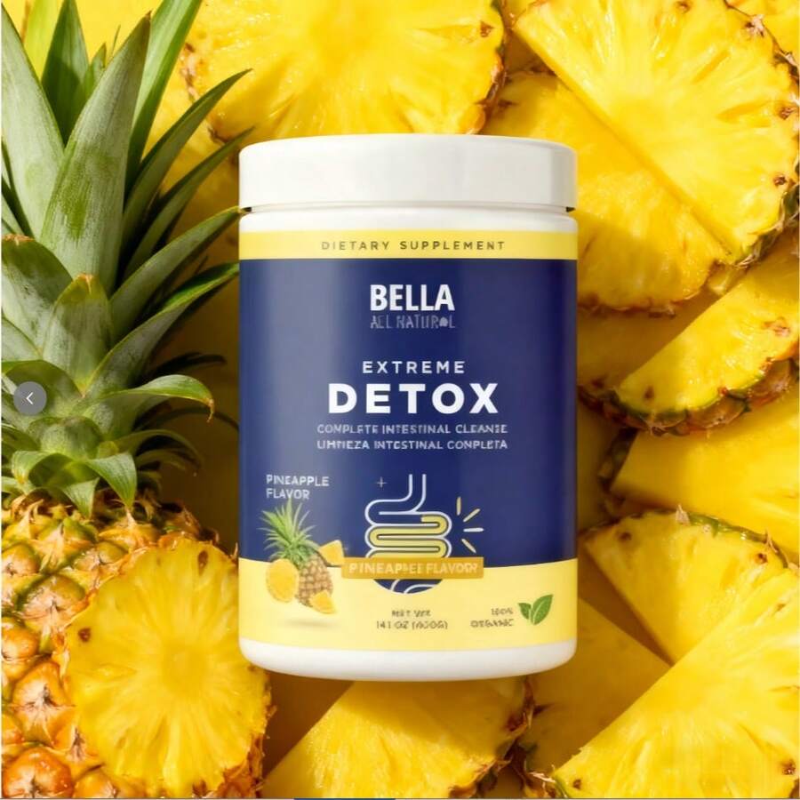 Limpieza suave del colon con piña - Detox digestivo Bella con ...