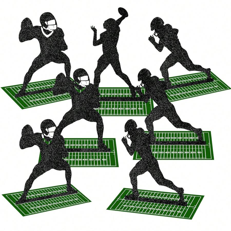 9 Pieces Football Table Centerpiece Football Party Decorations Football ...