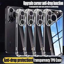 4 Honor Airbag stoßfeste transparente Handyhüllen, kompatibel mit ...