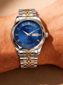 Dianpai Luxus Herren Automatik Mechanische Uhr, Edelstahlarmband ...