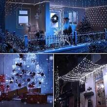 1 Stück 50/100/200/300 LED Solar-betriebene Fairy Lichterkette, 8 Modi ...