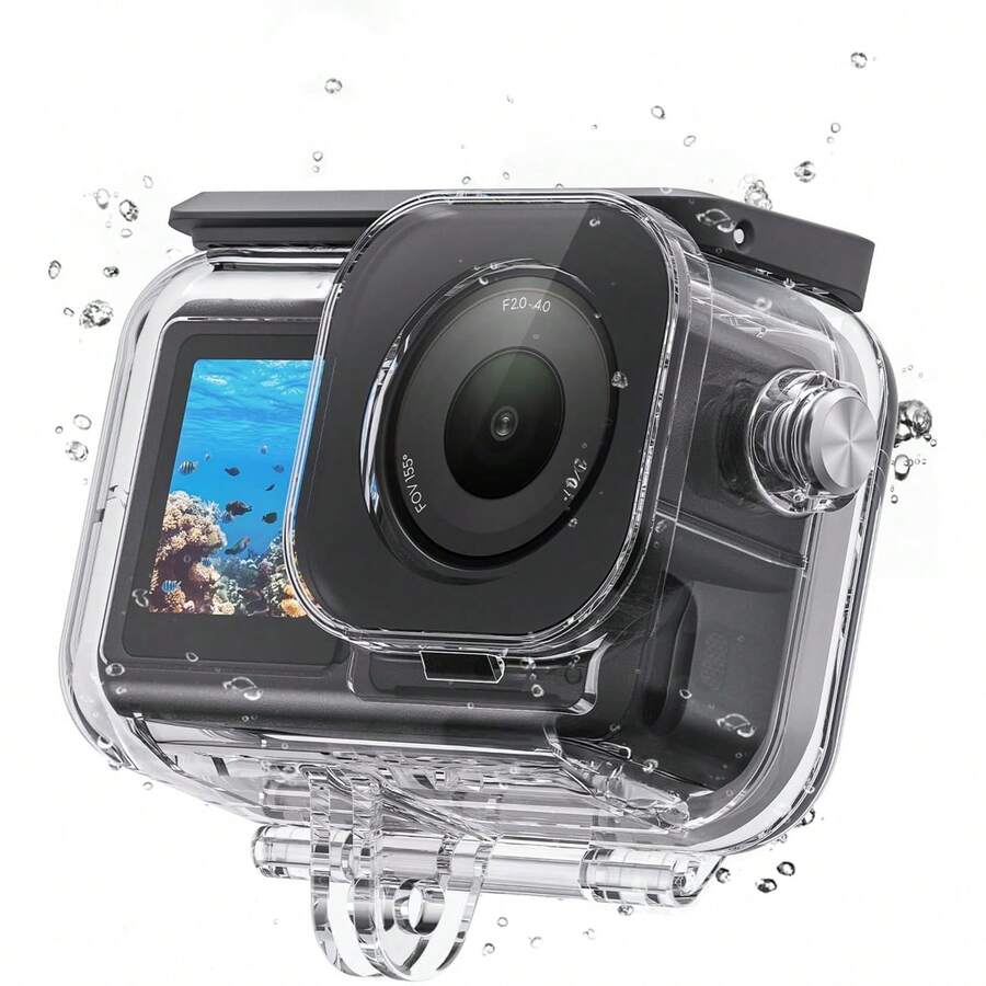 TELESIN Waterproof Case With Anti-Fog For Osmo Action 6 Camera ...