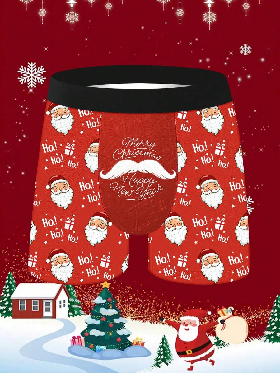 Weihnachten Lustiger Muster Cartoon Skurriler Weihnachtsmann ...