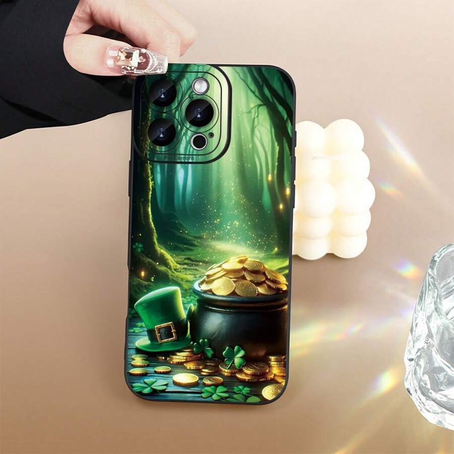 St. Patrick's Day Lucky Clover Pattern - 16 15 14 13 12 11 XS XR X 8 ...