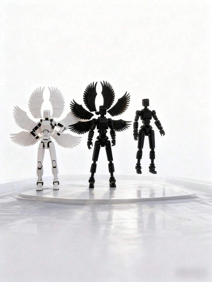 Conjunto de figura de acción T13, incluye robot posable de múltiples ...
