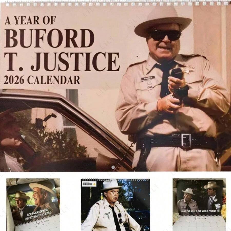 YEAR OF BUFORD TJUSTICE 2026 CALENDAR 2026 Large Monthly Wall Calendar ...
