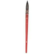 Round Watercolor Brush Squirrel Hair Tip Red Handle Hand Loop Iron ...
