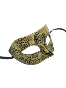 1 Stück Retro Halbgesichts Karneval Halloween Maske, geeignet für ...