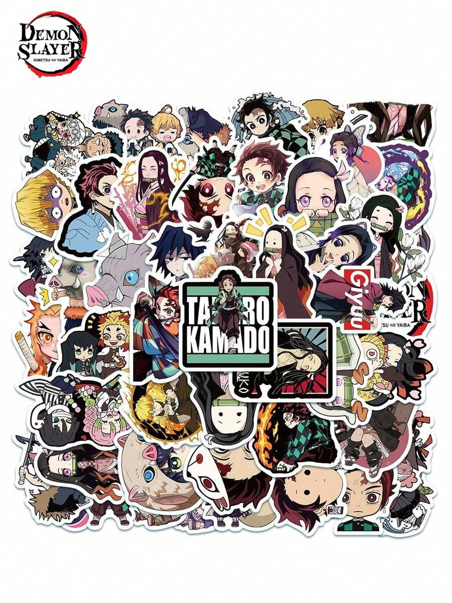 50 יחידות Aniplex מורשה רשמית שד סלייר מדבקות חבילת אנימה מרצ' עם ...