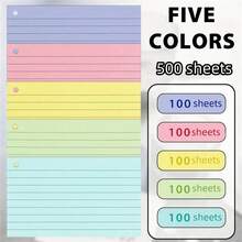 500-Piece 3x5 Inch Color Index Cards Set - Flash Cards With Ring ...