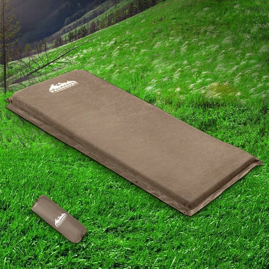 Weisshorn Self Inflating Mattress Camping Sleeping Mat Air Bed Single ...