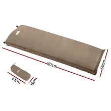Weisshorn Self Inflating Mattress Camping Sleeping Mat Air Bed Single ...